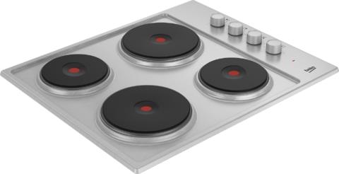 Beko HIBE64101X | Integrated 60cm Electric Solid Plate Hob