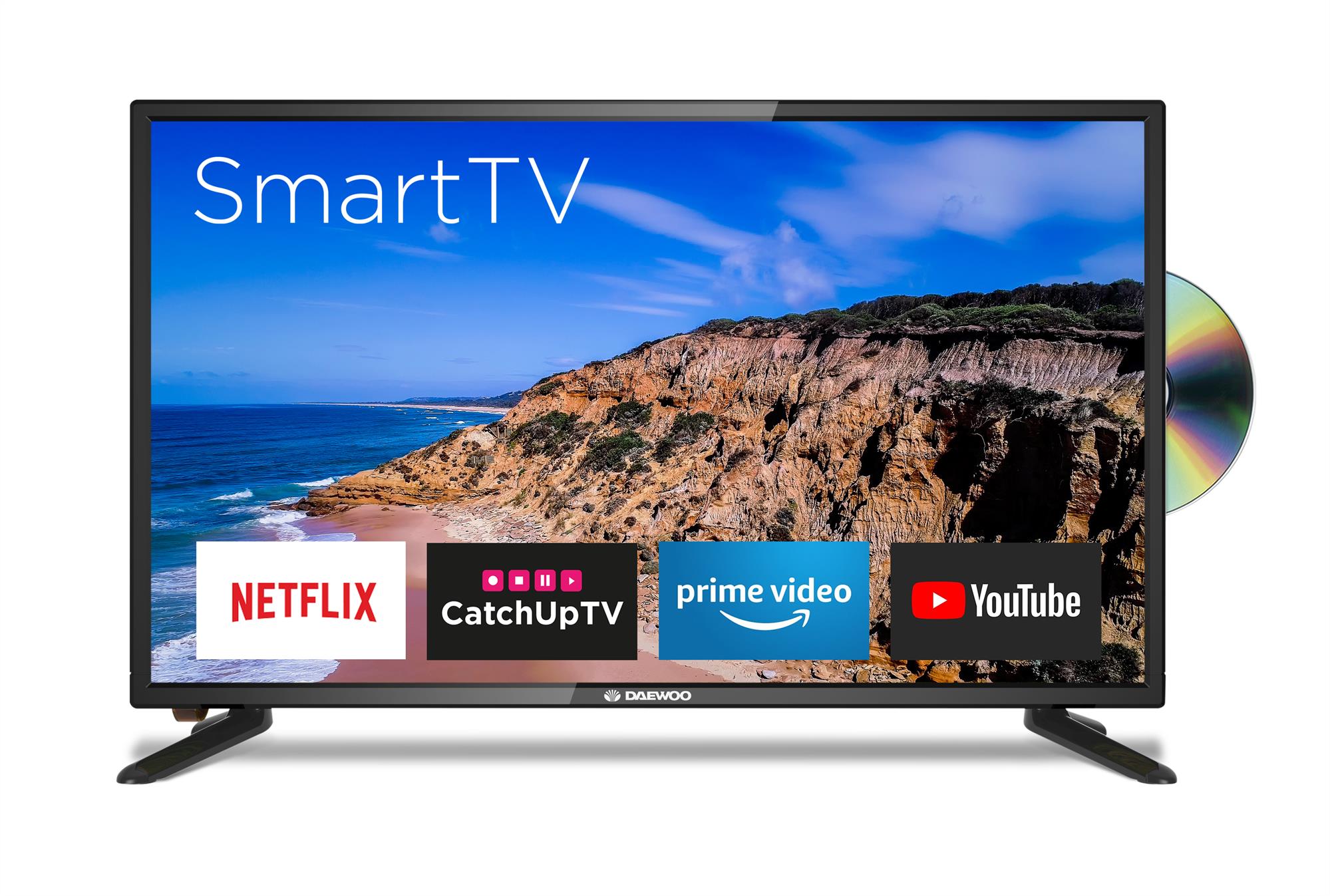 Daewoo D24RTSDVD | 24' Led Smart Television With DVD Player