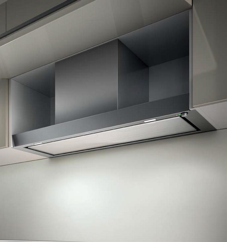 Elica HIDDEN60 60cm Canopy Cooker Hood - Stainless Steel