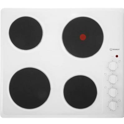 Indesit TI60W | 58cm Electric Solid Plate Hob - White