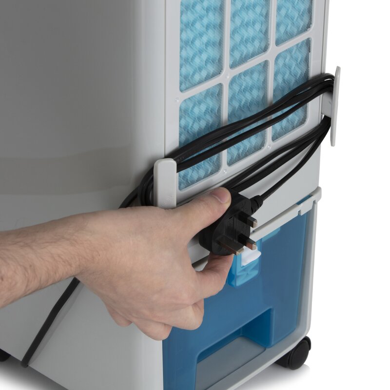 Pifco P40014 | Portable 3-In-1 Air Cooler, Fan and Humidifier - White