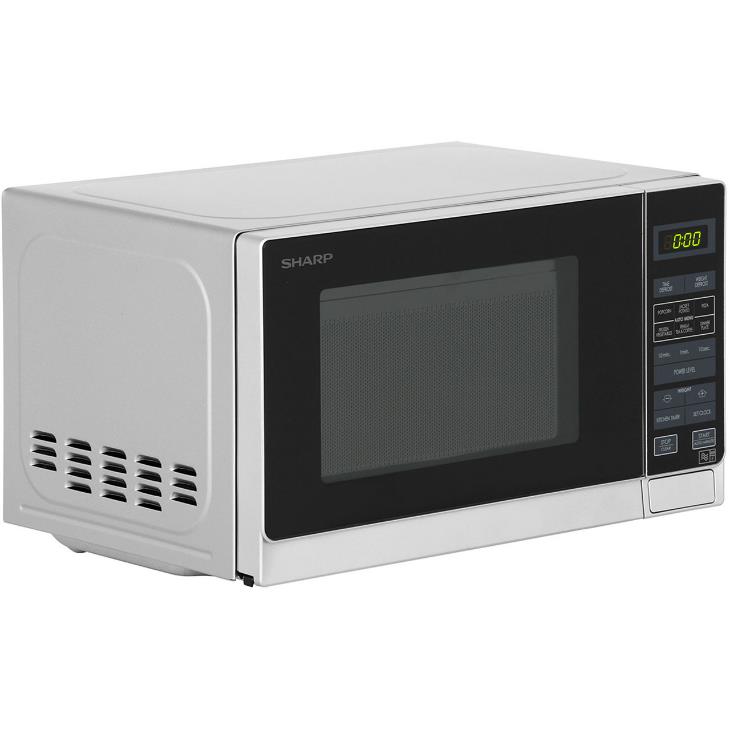 Sharp Microwave R272SLM 800 Watt Microwave Free Standing Silver