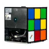 Husky HU231 | Freestanding Rubiks Cube Retro Mini Drinks Fridge