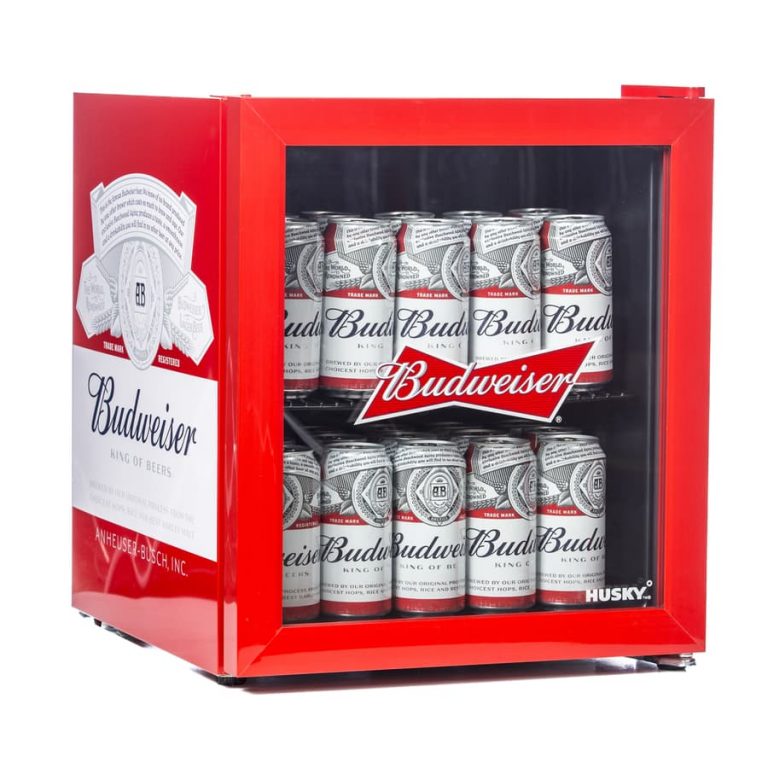 Husky HU225 Budweiser Drinks Cooler Mini Beer Fridge
