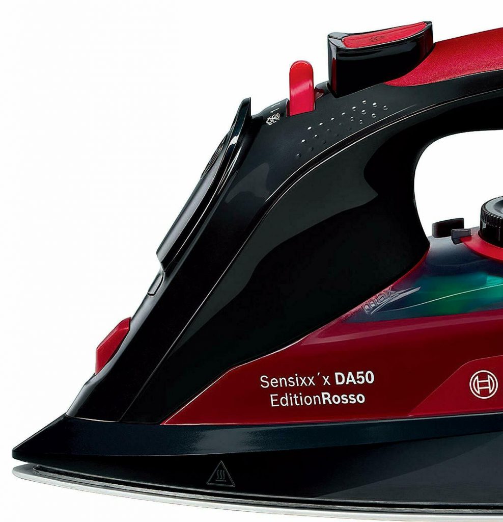 Bosch TDA5070GB Sensixx Steam Iron, 3050 W - Black/Red