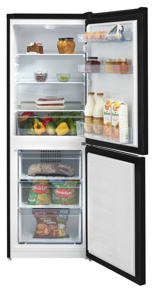 Beko CFG3552B | 50/50 Frost Free Fridge Freezer – Black