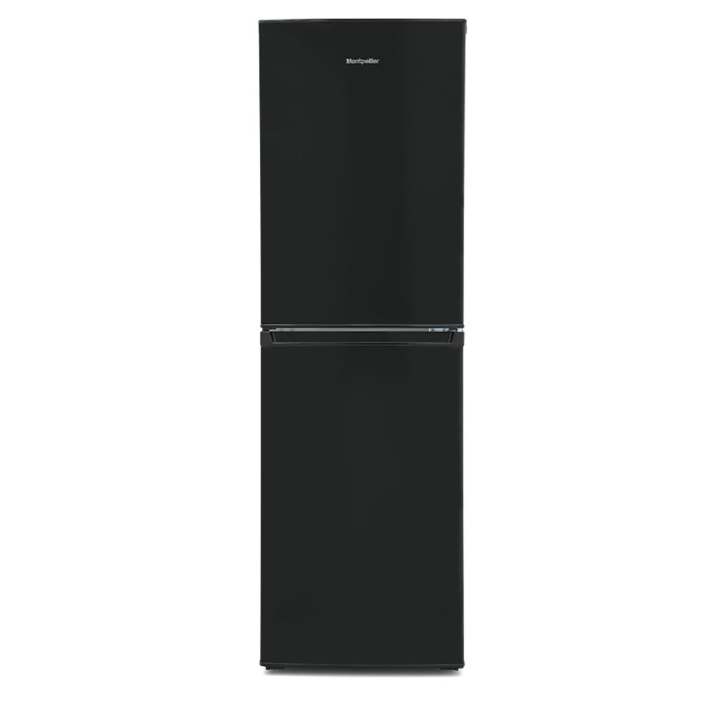 Montpellier MS175BK | Black 170cm Tall Static Fridge Freezer