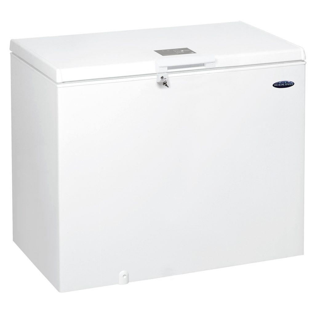 IceKing CF312W | 312L Chest Freezer with Lockable Lid - White