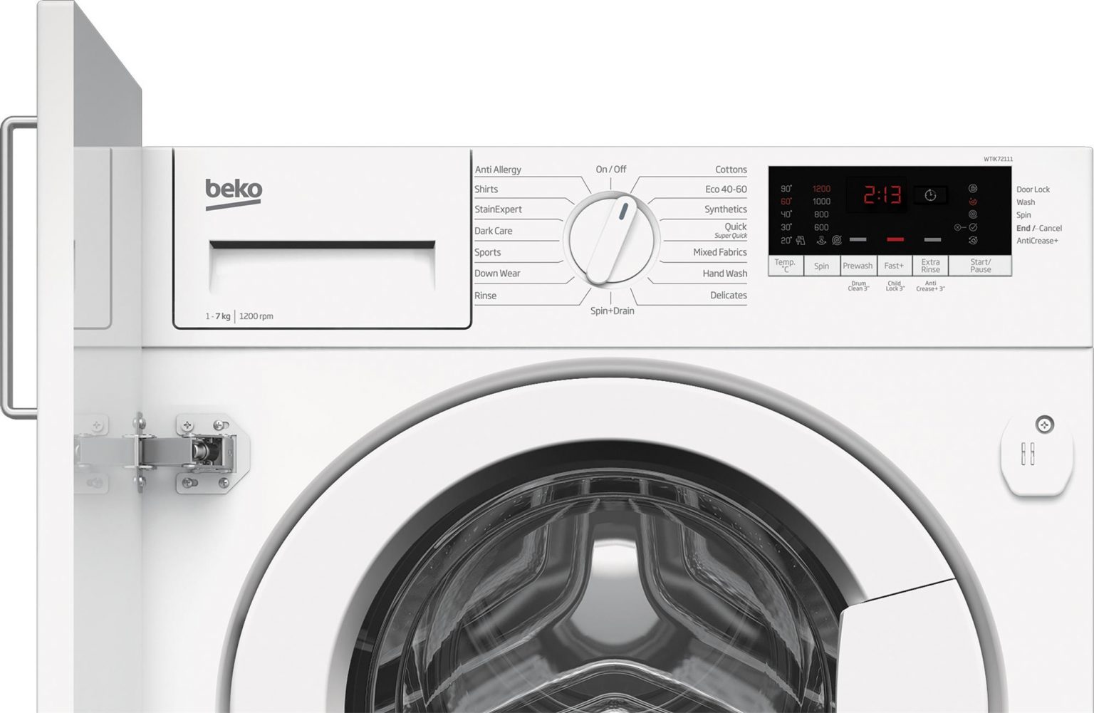 Beko WTIK72111 7kg Integrated Washing Machine