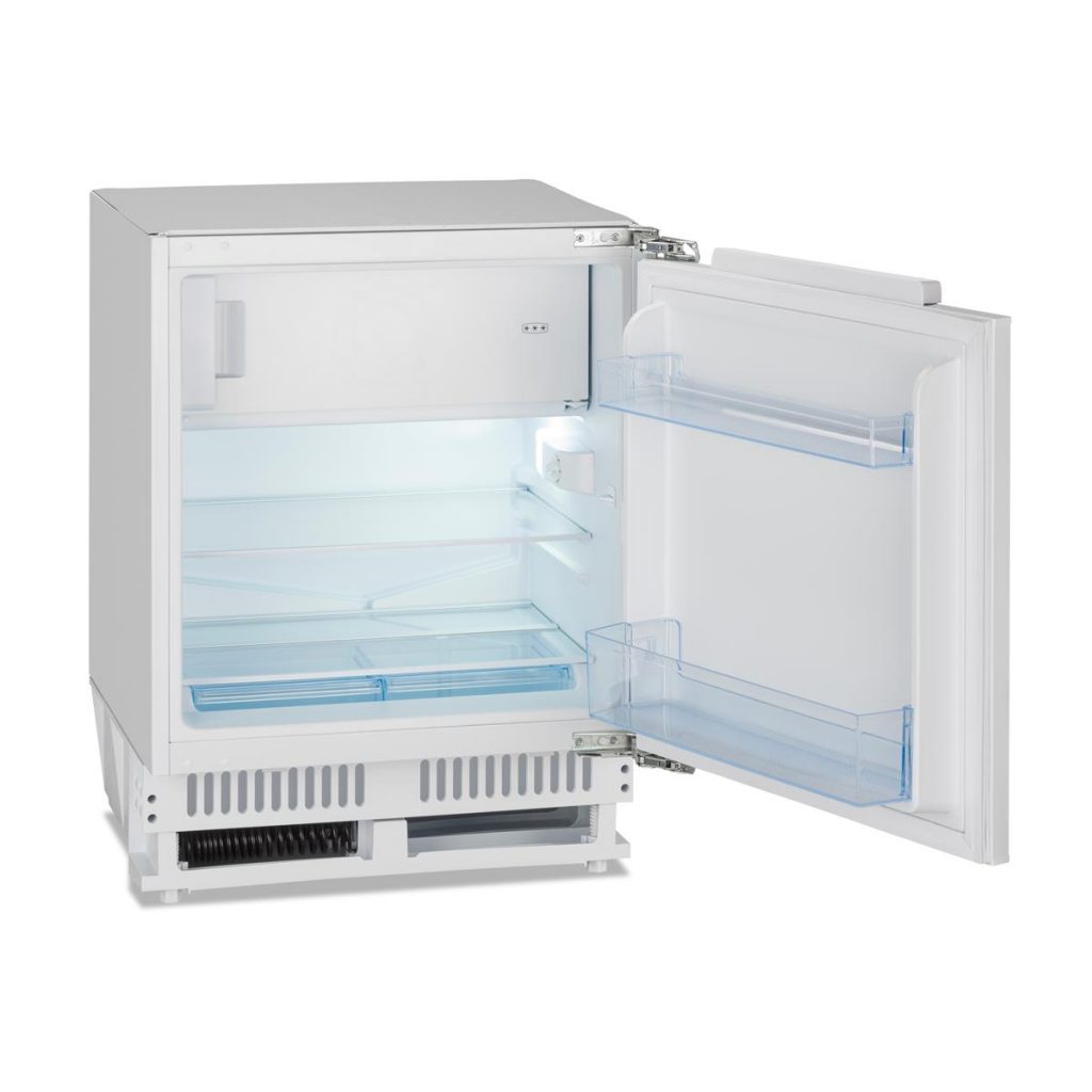 Iceking BU200E | 60cm Built Under Integrated Fridge with Ice Box - White