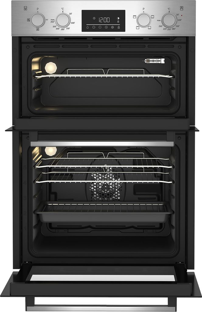 Beko BBADF22300X | Built-in 90cm Double Fan Oven - Stainless Steel