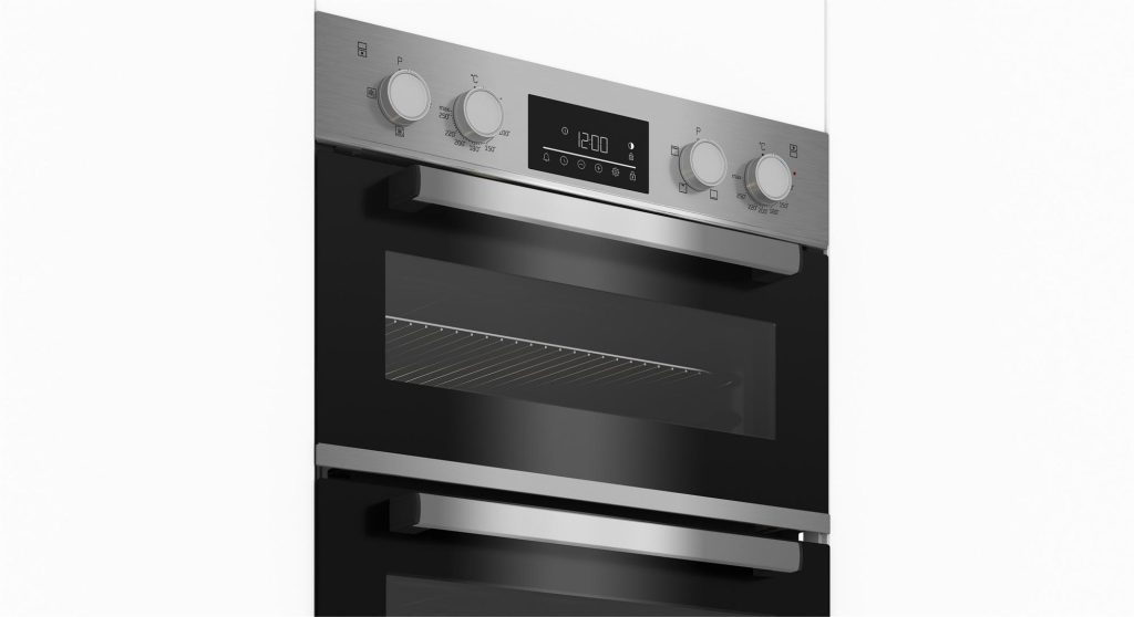 Beko BBADF22300X | Built-in 90cm Double Fan Oven - Stainless Steel